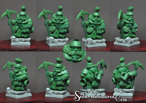 Scibor Monstrous Miniatures 28FM0641 Dwarf Treasure Hunter