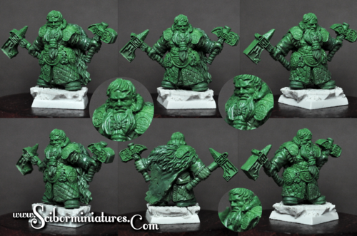 Scibor Monstrous Miniatures 28FM0642 Dwarf Throrbin