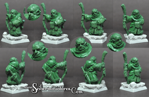 Scibor Monstrous Miniatures 28FM0633 Gnome Wizard