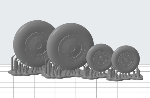 Answer MSM-032-KOL F-4B Phantom II - Wheels