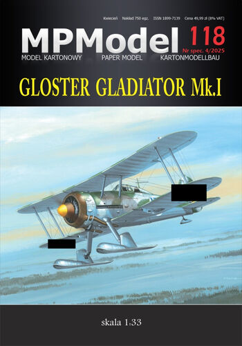 MPM Model 04-2025 Gloster Gladiator Mk.I