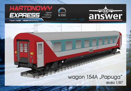 Answer KE-K045 Wagon 154A 'Papuga'