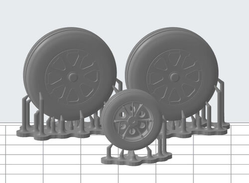Answer MMM-08-2025-KOL Bell P-59 Airacomet - Wheels