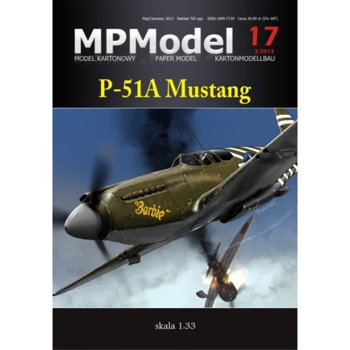 MPM Model 03-2013 P-51A Mustang