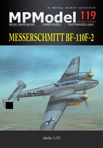 MPM Model 05-2025 Messerschmitt Bf-110F-2