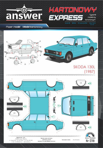 Answer KE-E118 Skoda 130L (1987)