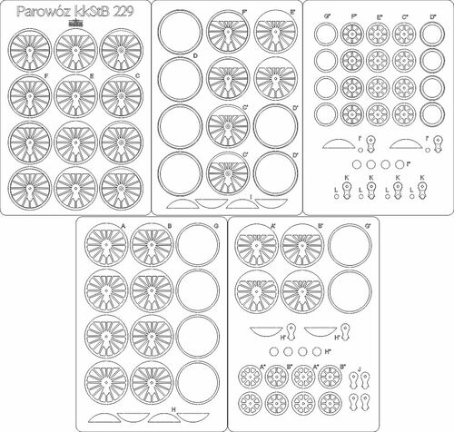 Answer ANG-256-SZK02 kkStB 229 - Wheels