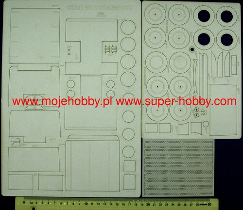 Answer KH-03-2017-SZK Star 25 Fire Truck - Laser Cut Frames, Details