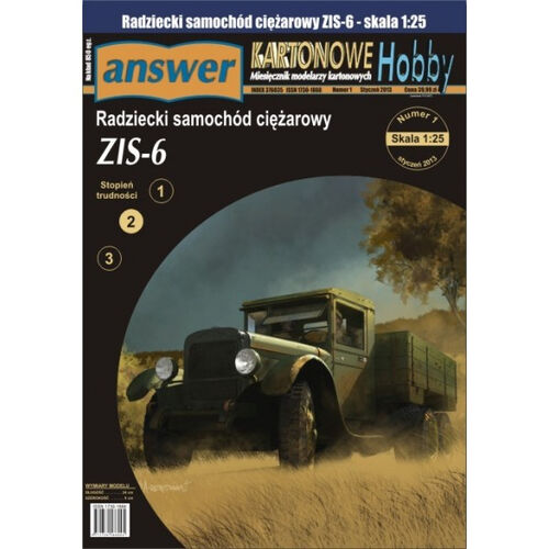 Answer KH-02-2013 ZIS-6 - Soviet Truck