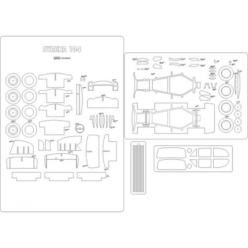 Answer KH-08-2018-SZK FSO Syrena 104 - Laser Cut Frames, Details
