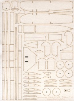 Kartonowa Kolekcja AKC-1 Wręgi do KKL1 Fokker D.VII