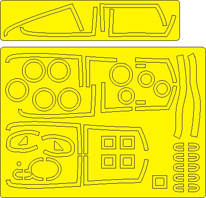 NEW! New Ware AM1380 Lockheed Martin F-16I Sufa - EXPERT Kabuki Masks (for GWH Kits)