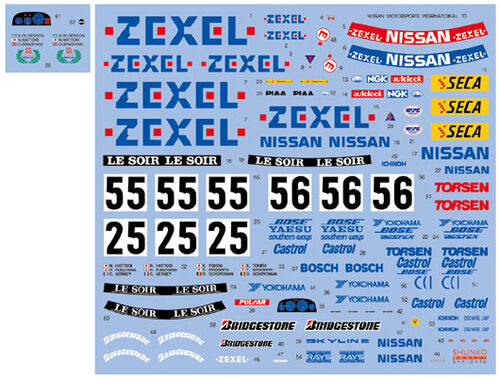 NEW! Shunko Models D440 Zexel GT-R GR.N 1990-91 SPA (for Tamiya Kits)