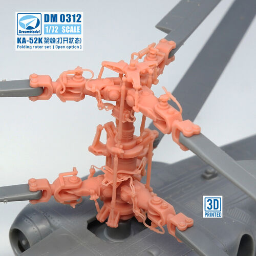 NEW! Dream Model DM0312 Kamov KA-52 K - OPEN Main Rotor (for Dream Model Kits)