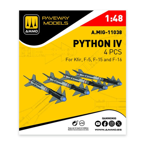NEW! AMMO of Mig Jimenez 11038 Python IV (4 pcs / 3D-Printed)