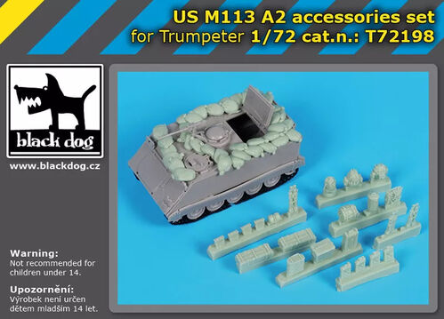 Black Dog T72198 US M113 A 2 - Accessories Set (for Trumpeter Kits)