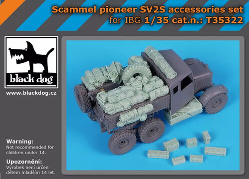 Black Dog T35322 Scammel Pioneer SV2S - Accessories Set (for IBG Kits)