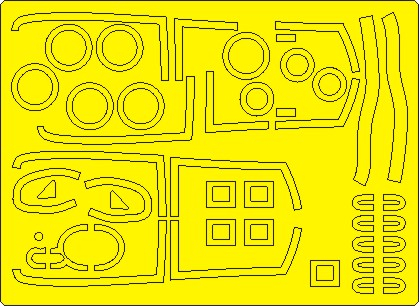 NEW! New Ware AM1379 Lockheed Martin F-16I Sufa - ADVANCED Kabuki Masks (for GWH Kits)