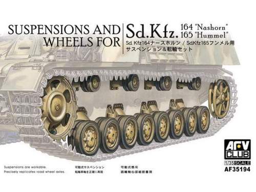 AFV Club 35194 Suspensions and Wheels for Nashorn and Hummel (Sd.Kfz 164-165)