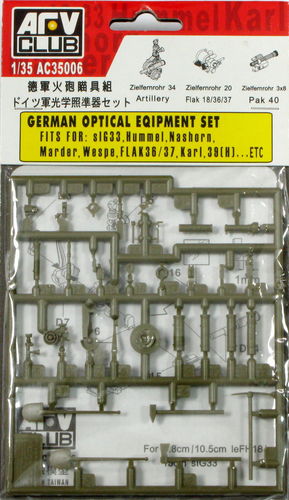 AFV Club AC35006 German Optical Eqipment Set