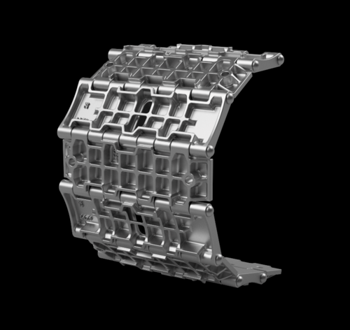 PanzerArt TR16-006 T-34 500mm Waffle Pattern Tracks