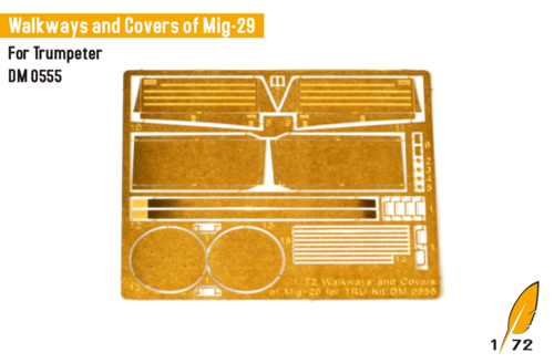 Dream Model DM0555 Walkways and Covers of MIG-29 (TRUMPETER)