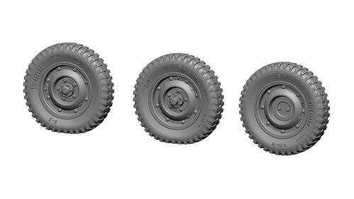 Firma49 T067-72 Wheels for Jeep Willys (Underinflated)