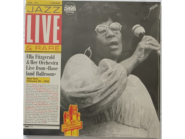 ELLA FITZGERALD &; HER ORCHESTRA - LIVE (Novo !!!)