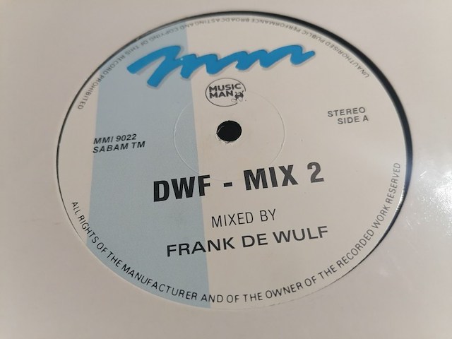 Frank De Wulf, Sherman ‎- D.W.F. Mix 2 (House, Techno)