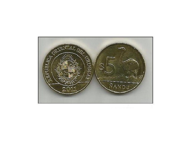 URUGUAY 5 pesos 2011.