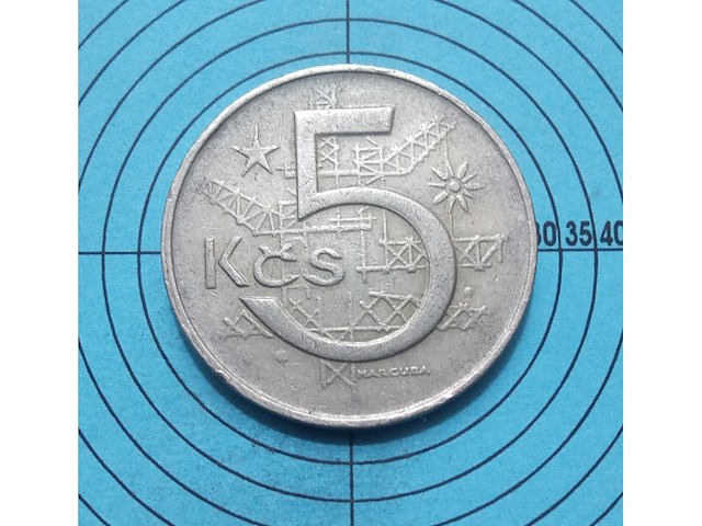 Čehoslovačka 5 korun 1969g km60