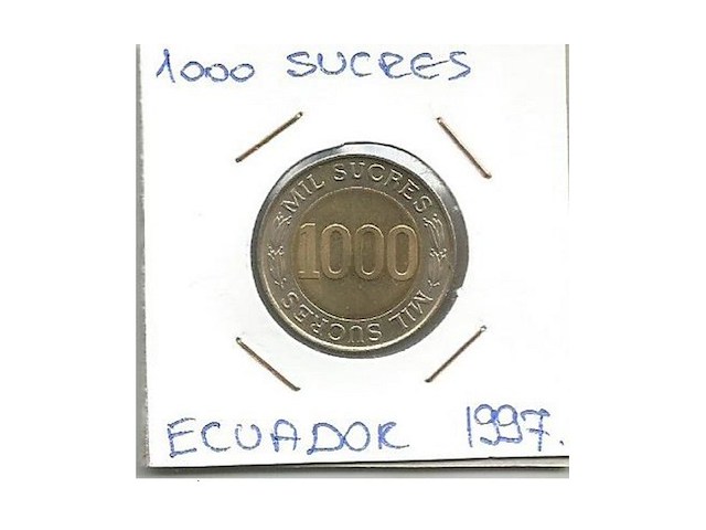 b2 Ecuador 1000 sucres 1997.