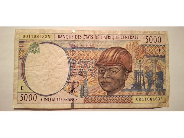 5000 franaka 1994 KAMERUN