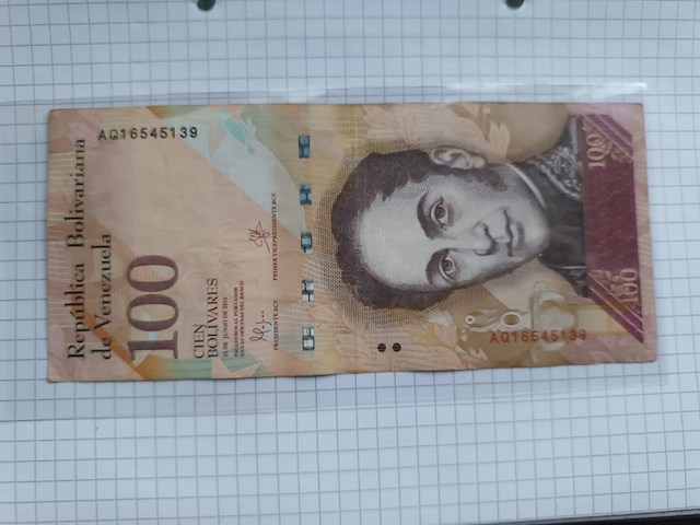 Venecuela - 100 bolivares 2015