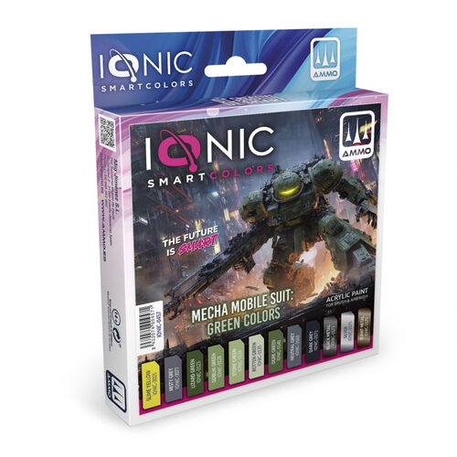 NEW! AMMO of Mig Jimenez IONIC-0457 IONIC-457 Mecha Mobile Suit - Green Colors