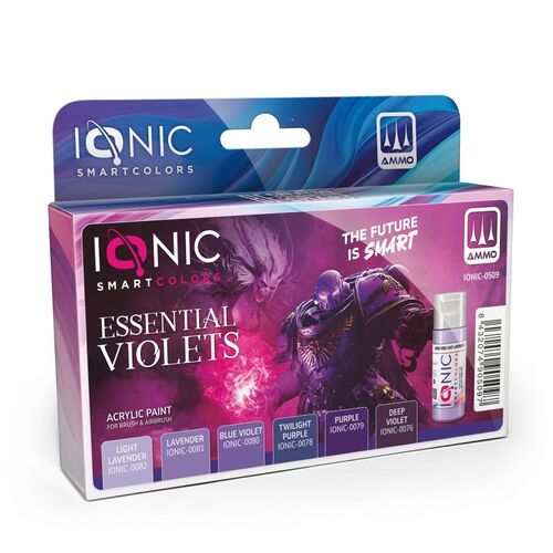 NEW! AMMO of Mig Jimenez IONIC-0509 IONIC-509 Essential Violets Set