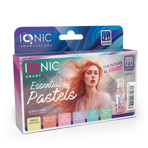 NEW! AMMO of Mig Jimenez IONIC-0510 IONIC-510 Essential Pastels Set