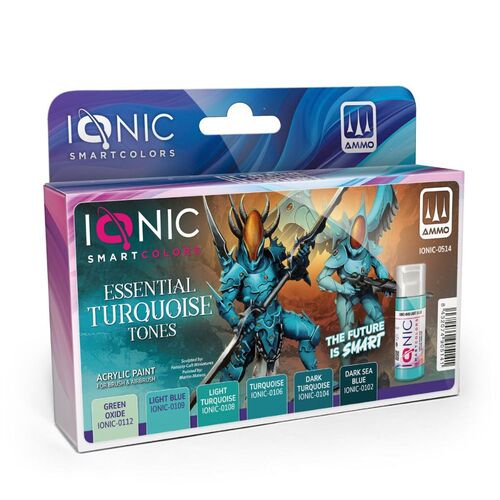 AMMO of Mig Jimenez IONIC-0514 IONIC-514 Essential Turquoise