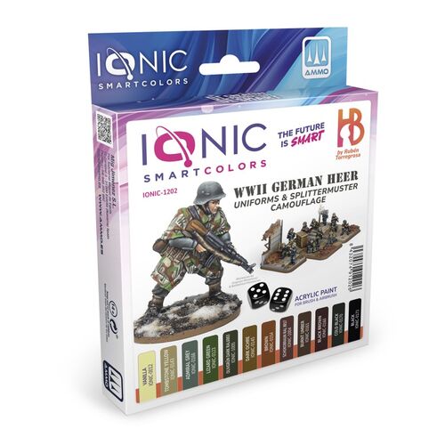 NEW! AMMO of Mig Jimenez IONIC-1202 German Heer WWII Uniforms & Splittermust