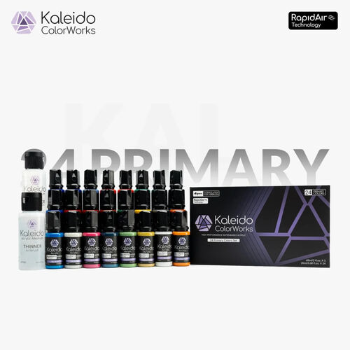 Kaleido 48689 24 Color Primary Set Gloss 20 ml (24 +2 pcs)