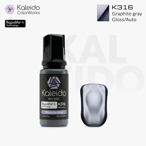 NEW! Kaleido K316 Graphite Gray Gloss / Pearl