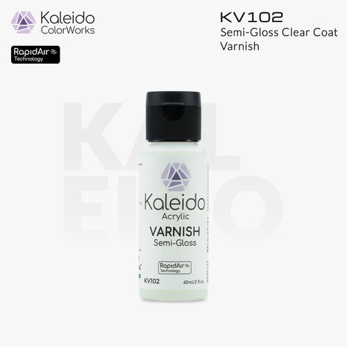 Kaleido KV102 Acrylic Varnish Clear Coat Semi-Gloss