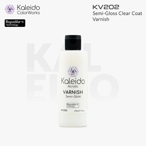 Kaleido KV202 Acrylic Varnish Clear Coat Semi-Gloss