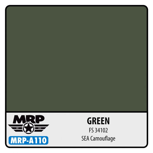 NEW! MR.PAINT MRP-A110 Green FS34102 SEA Camouflage