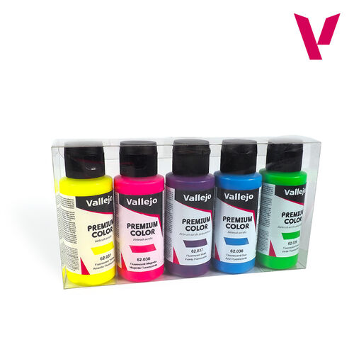 Vallejo 62102 Premium RC - Fluo Colors Set