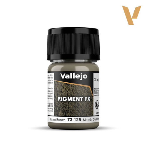 NEW! Vallejo 73125 Pigment FX Loam Brown