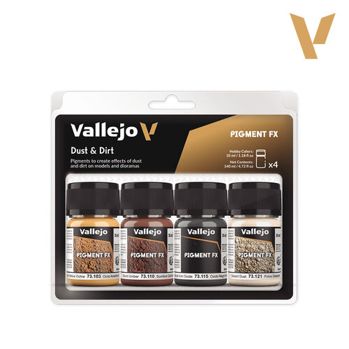 Vallejo 73190 Pigment Set Dust & Dirt