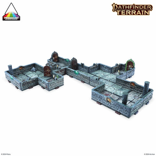 Archon Studio DNL0085 Dungeons & Lasers Pathfinder Terrain: Abomination Vaults (Pre-painted)