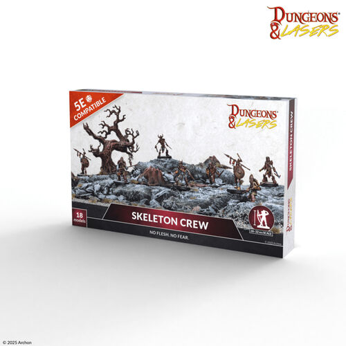 Archon Studio DNL0122 Dungeons & Lasers Skeleton Crew