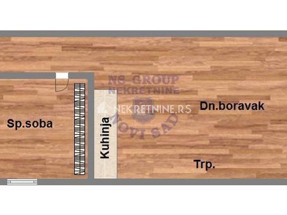 Jednoiposoban stan na Adicama,43m2